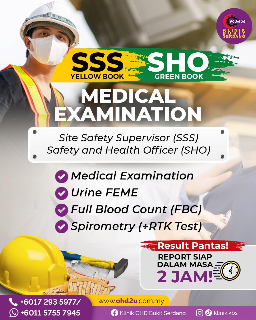 Medical Check Up Kerja Untuk Pekerjaan Berisiko Tinggi (Senarai Lengkap) - Occupation Health ...