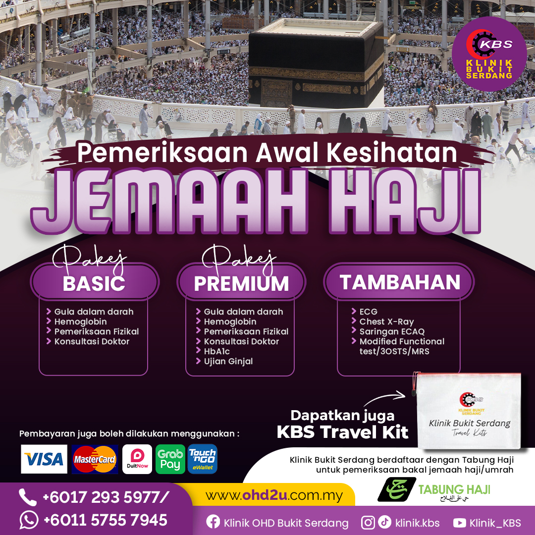 Medical Check Up Haji Umrah 2025/2026 | Panduan Kesihatan Lengkap - Occupation Health Doctor ...